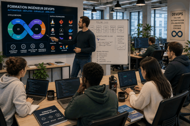 Meilleure formation DevOps en 2026 : comparatif complet