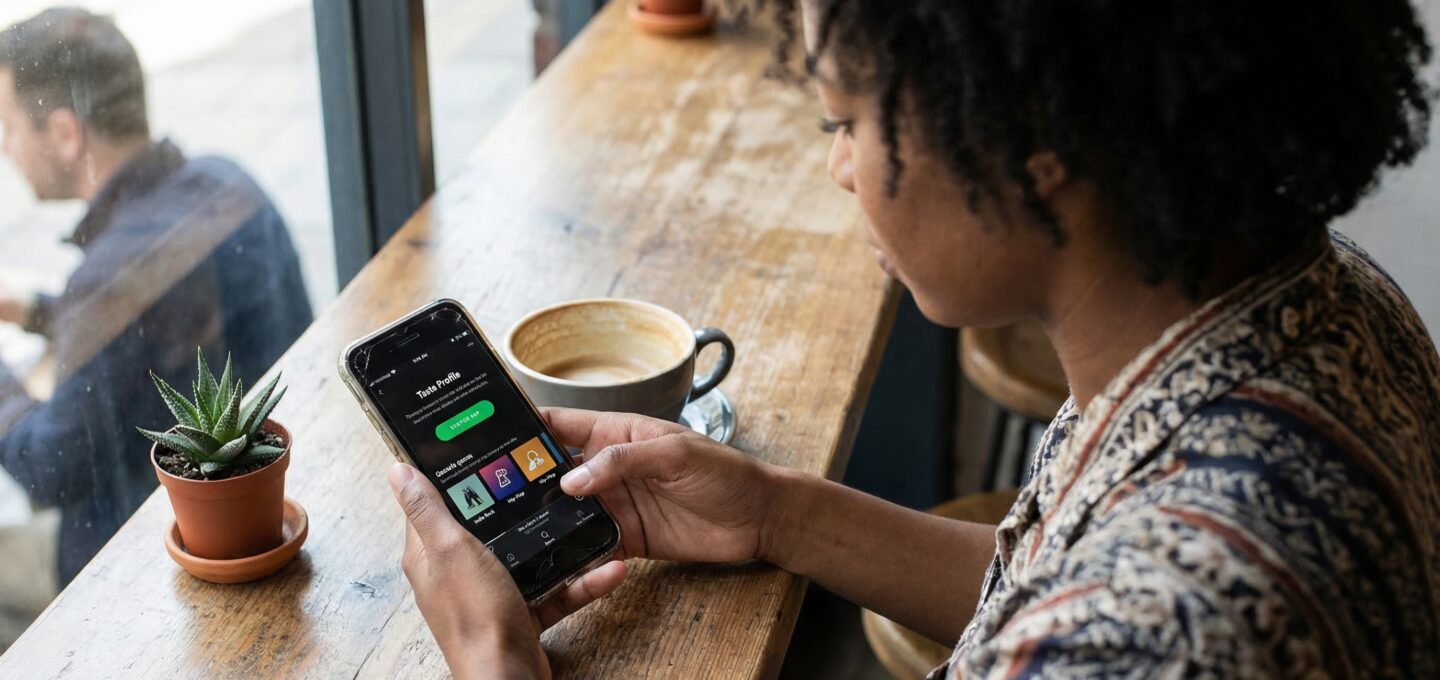 Spotify Taste Profile triggers user-controlled music personalization shift